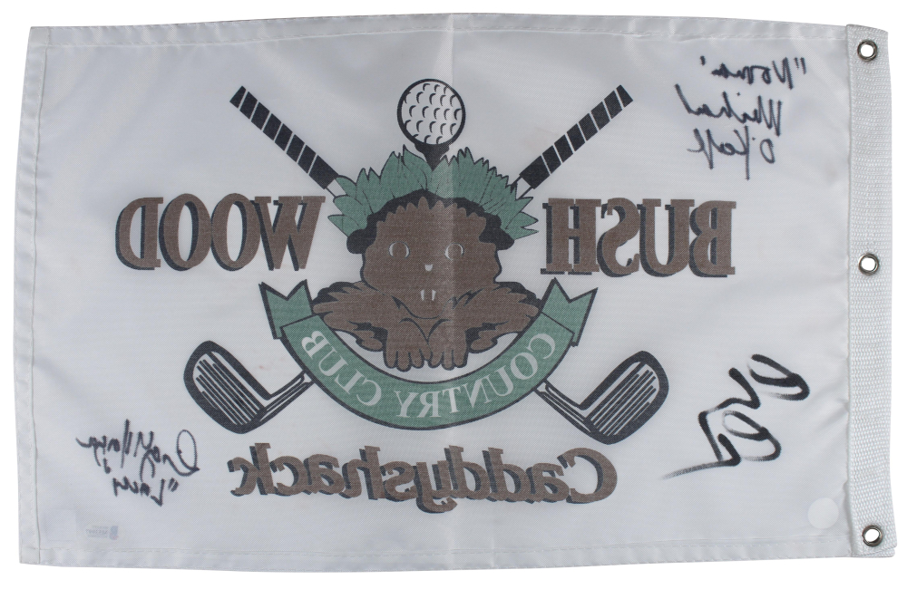 Chevy Chase, Cindy Morgan, & Michael O'Keefe Signed "Caddyshack ...