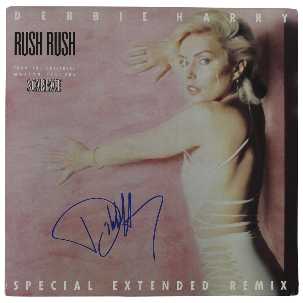 Debbie Harry Signed "Rush Rush" Album Cover (Beckett) | Pristine Auction