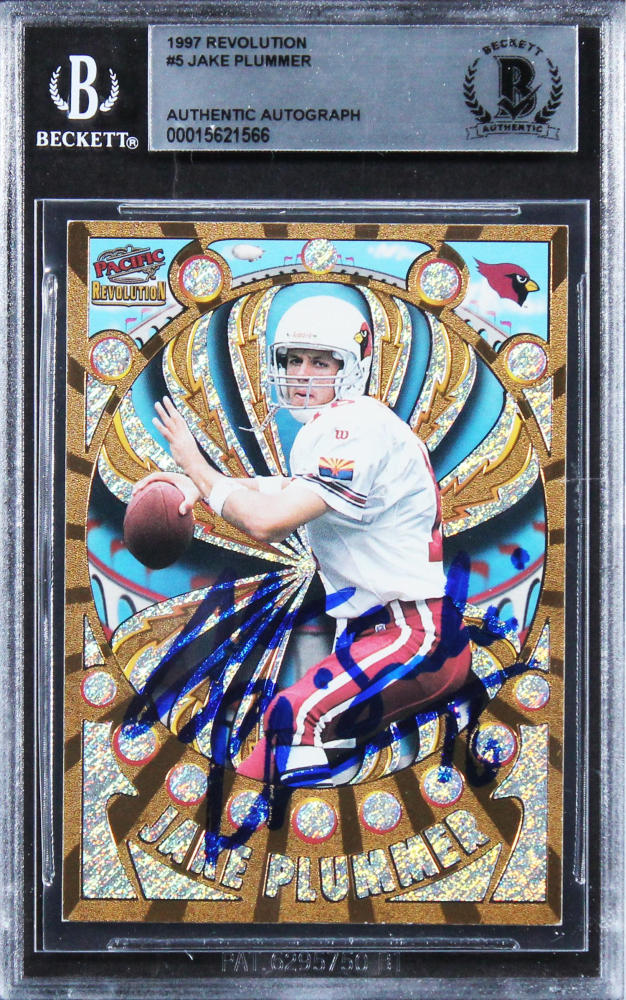Jake Plummer Signed 1997 Revolution #5 RC (BGS) | Pristine Auction