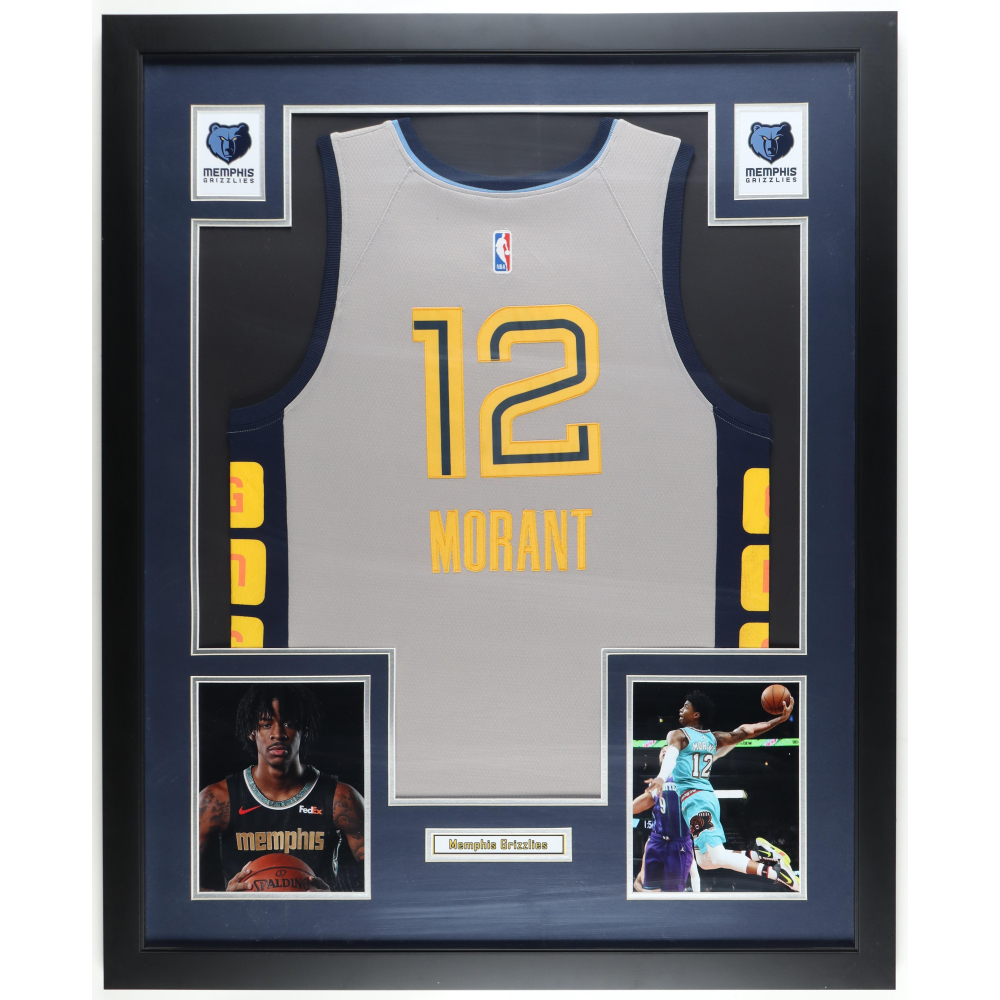 Ja Morant Custom Framed Jersey Display | Pristine Auction