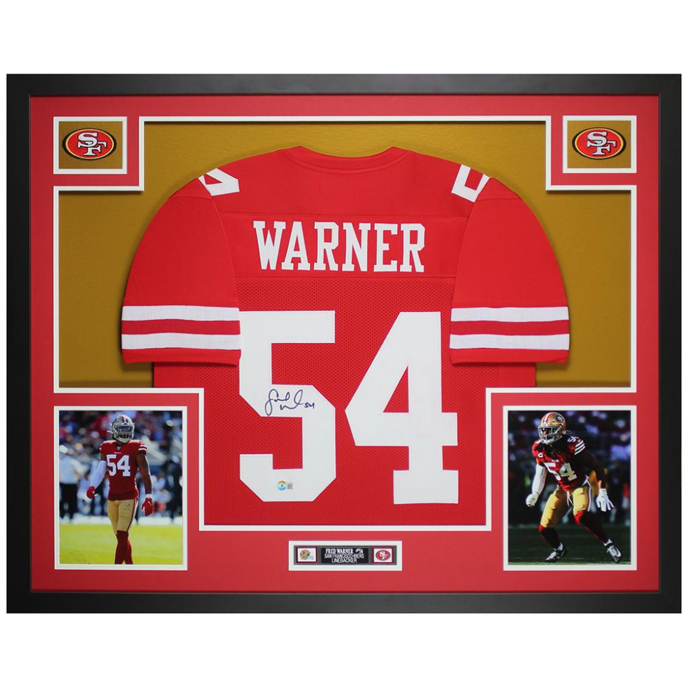 Fred Warner Signed Custom Framed Jersey Display (Beckett) | Pristine Auction