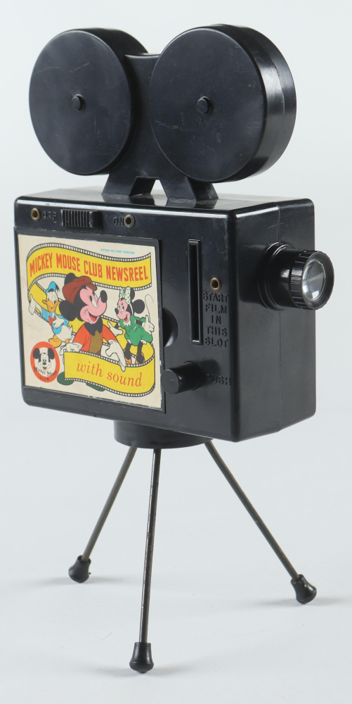 1955 Vintage Disney Mickey Mouse Film Viewer with Original 1955 Slides ...
