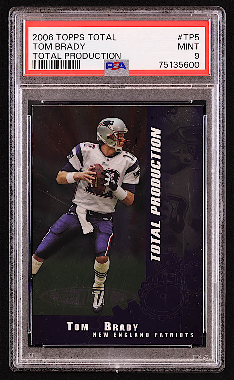 Tom Brady 2006 Topps Total Total Production #TP5 (PSA 9) | Pristine Auction