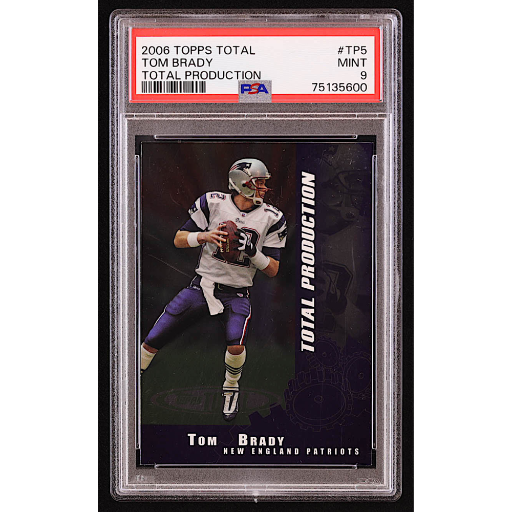 Tom Brady 2006 Topps Total Total Production #TP5 (PSA 9) | Pristine Auction