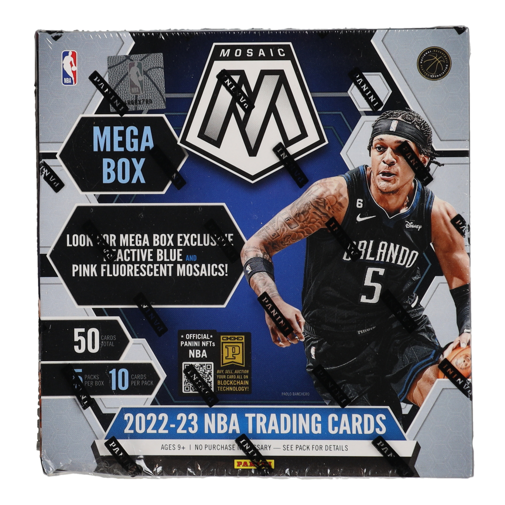 2022-23 Panini Mosaic Basketball Mega Box With (6) Packs | Pristine Auction