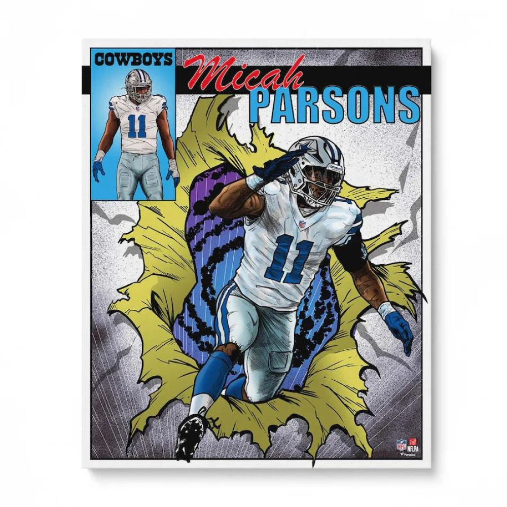 Micah Parsons Cowboys 16x20 Photo Print | Pristine Auction