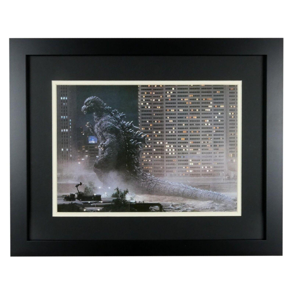 Godzilla "Fights Off Attack" 1980s Japan Custom Framed Photo | Pristine ...