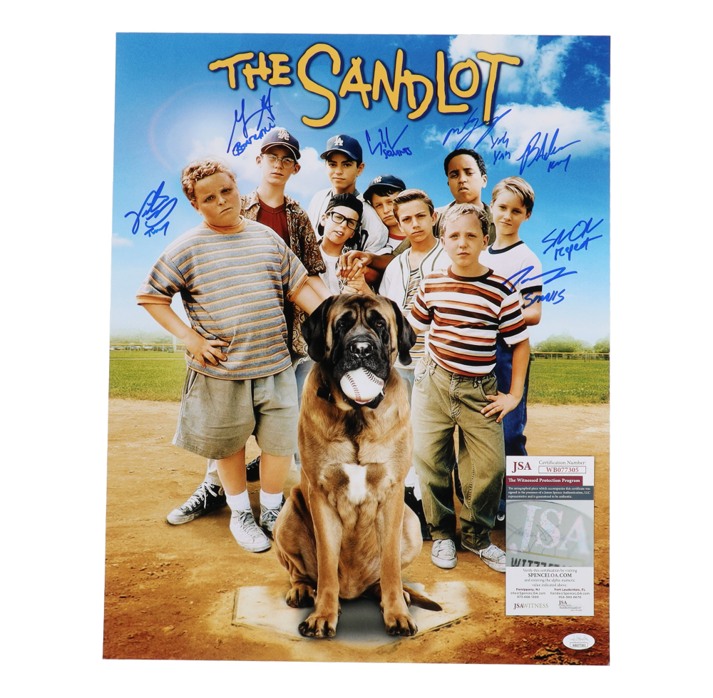 "The Sandlot" 16x20 Photo Cast Signed By (7) with Grant Gelt, Chauncey ...
