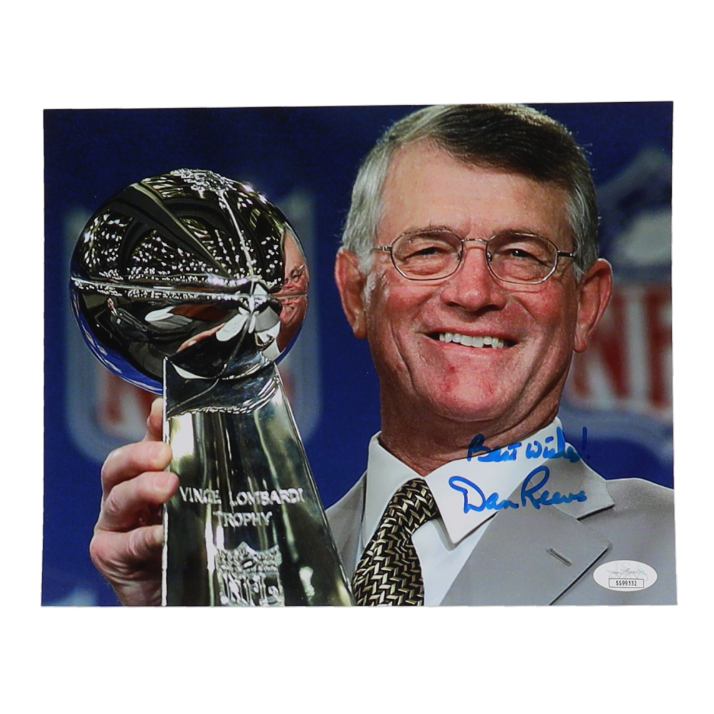 Dan Reeves Signed 8x10 Photo Inscribed "Best Wishes" (JSA) | Pristine ...