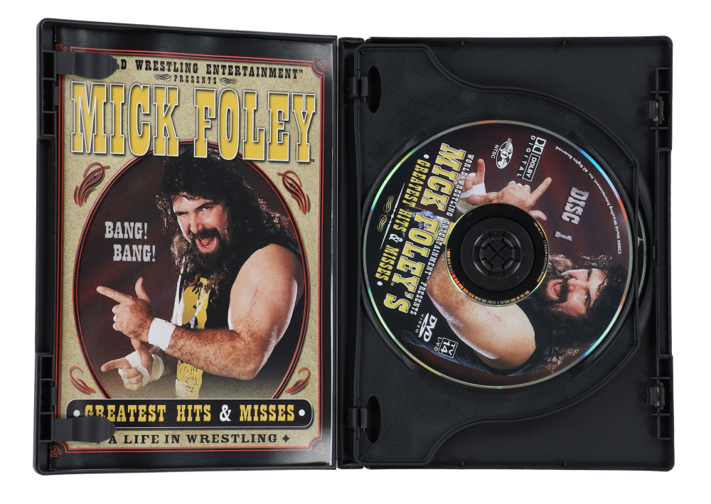 Mick Foley Signed "Greatest Hits And Misses" WWE DVD Set (Beckett ...
