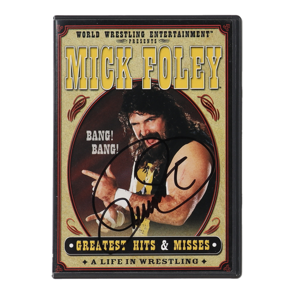 Mick Foley Signed "Greatest Hits And Misses" WWE DVD Set (Beckett ...