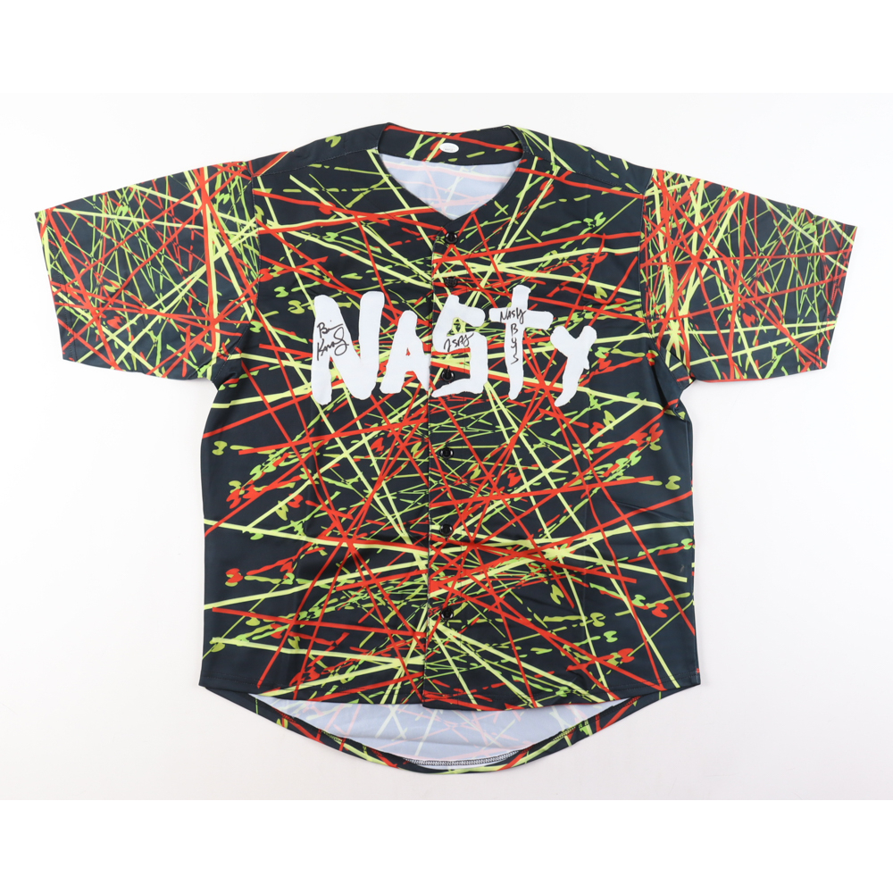 Brian Knobbs & Jerry Sags Signed Jersey Inscribed "Nasty Boys" (JSA ...