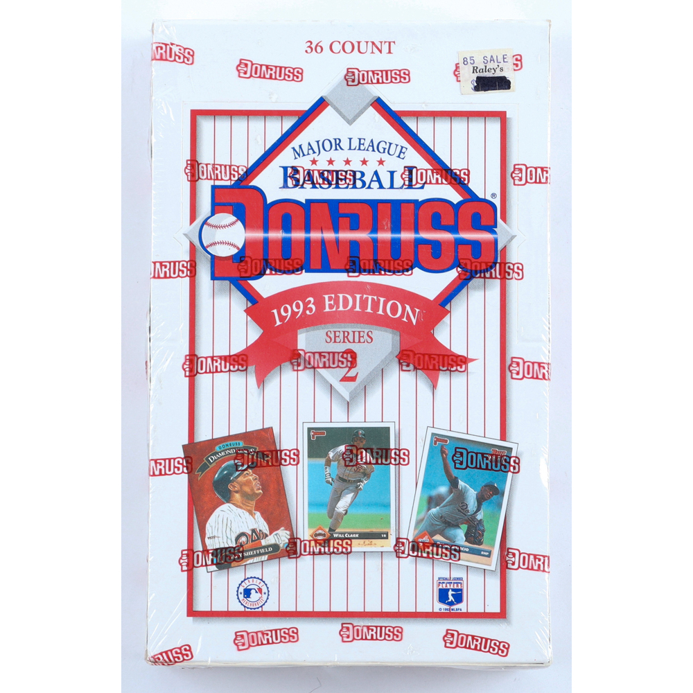 1993 Donruss Series 2 Baseball Hobby Box With (36) Packs | Pristine Auction