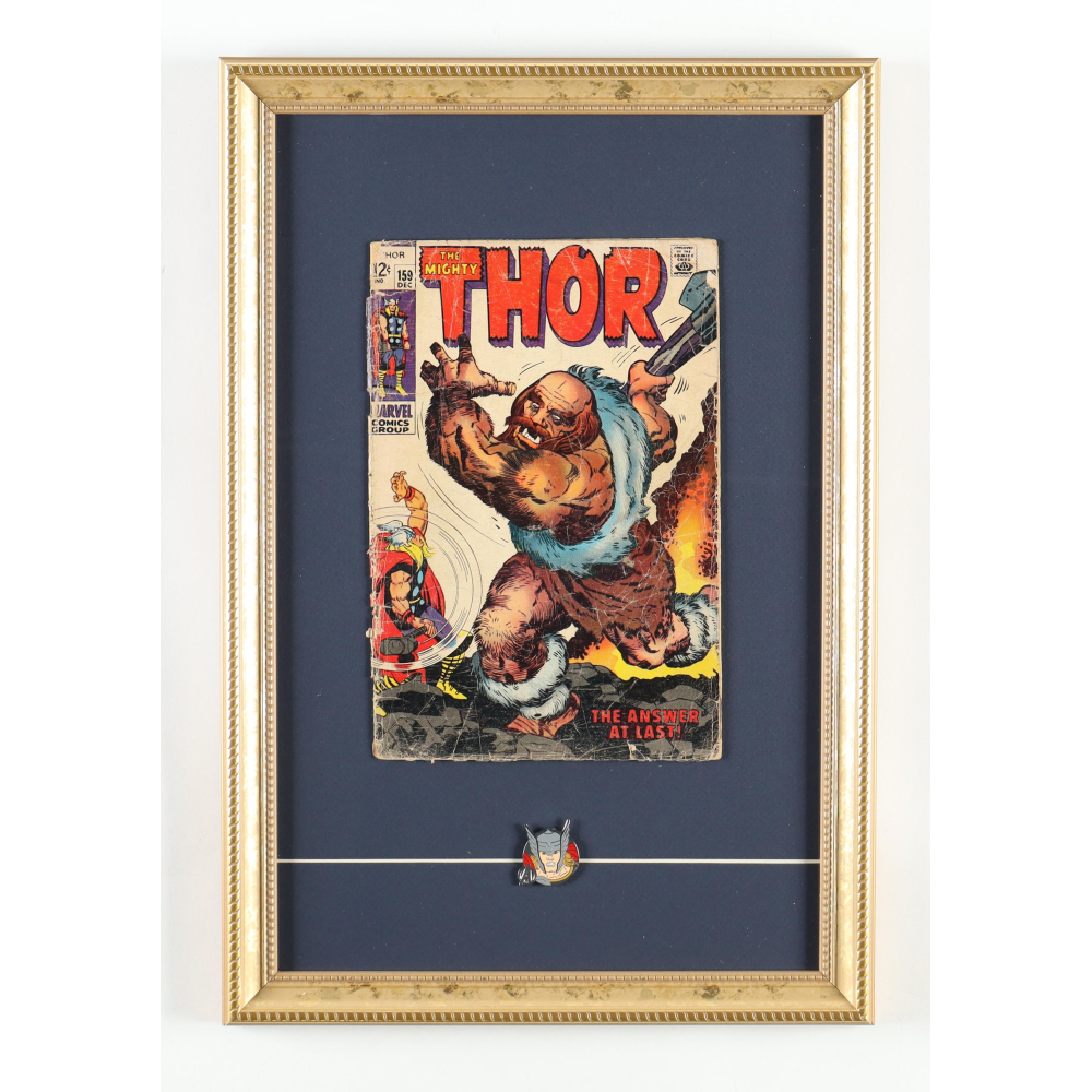 1966 "The Might Thor" Issue #159 Marvel 13x19 Custom Framed Comic Book ...