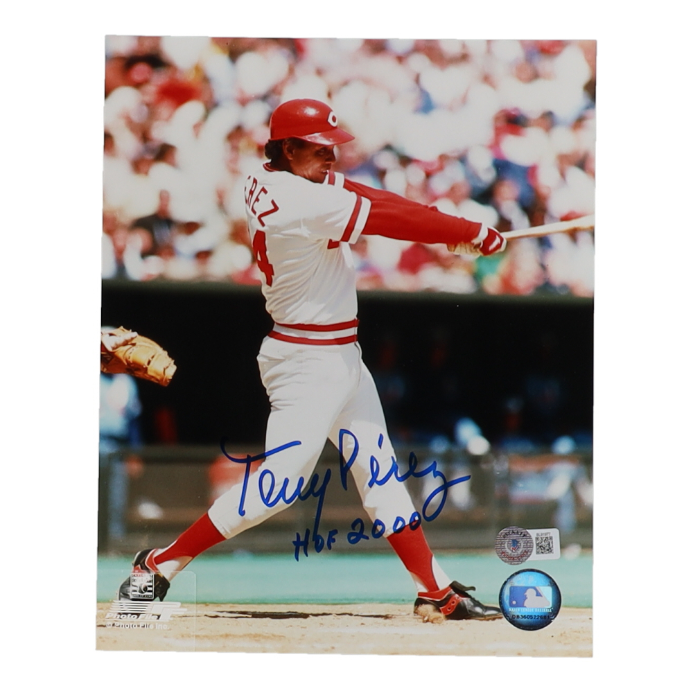 Tony Perez Signed Red Sox 8x10 Photo Inscribed "HOF 2000" (Beckett ...