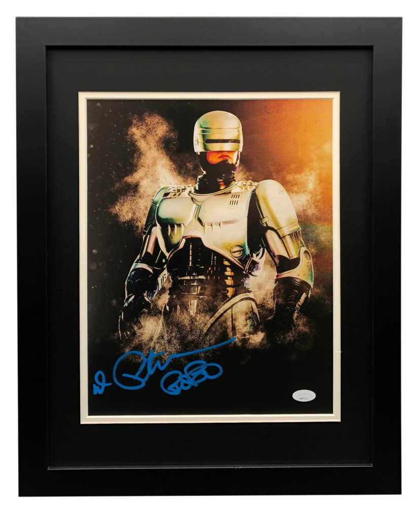 Peter Weller Signed "RoboCop" Custom Framed Photo Inscribed "ROBO" (JSA ...