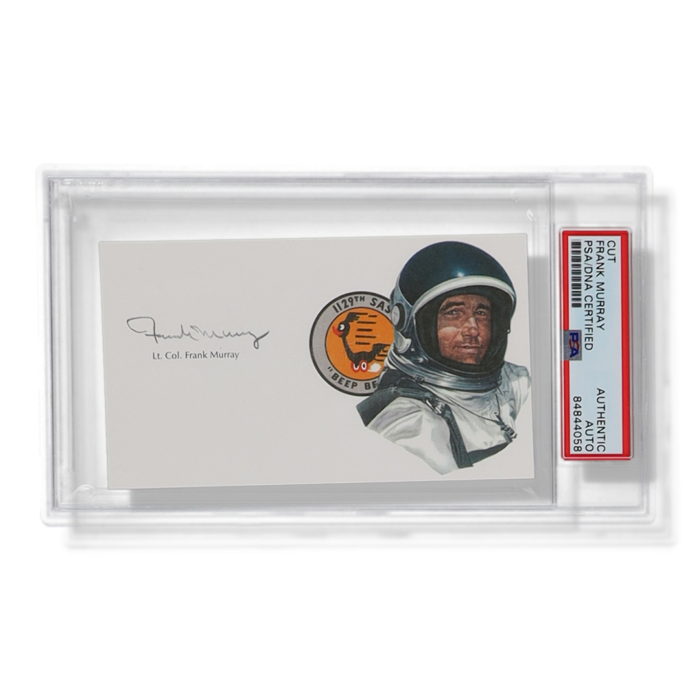 Frank Murray Signed Cut with Portrait (PSA) | Pristine Auction