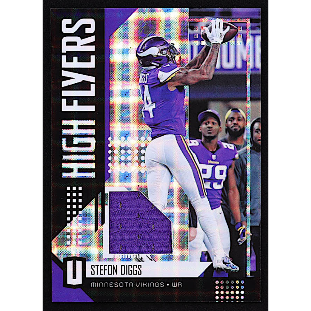 Stefon Diggs 2018 Panini Unparalleled High Flyers Memorabilia #18 ...
