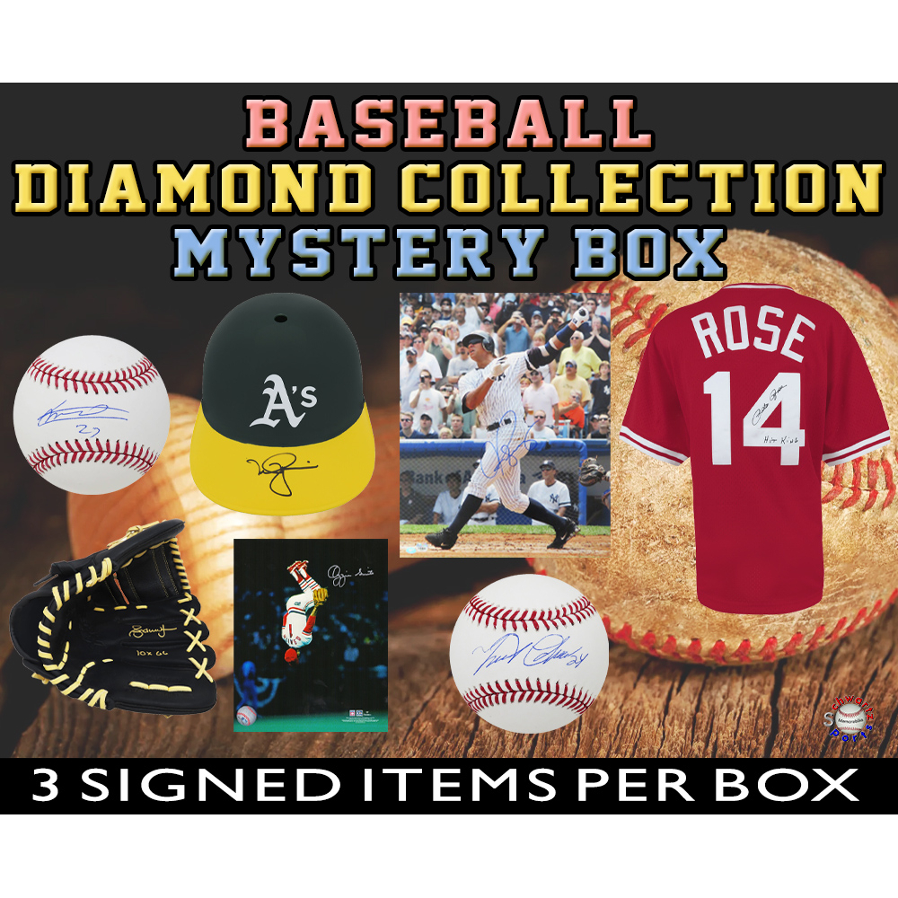 Baseball Diamond Collection (3 Signed Items) Mystery Box – Series 15 (Limited to 150) - Schwartz ...