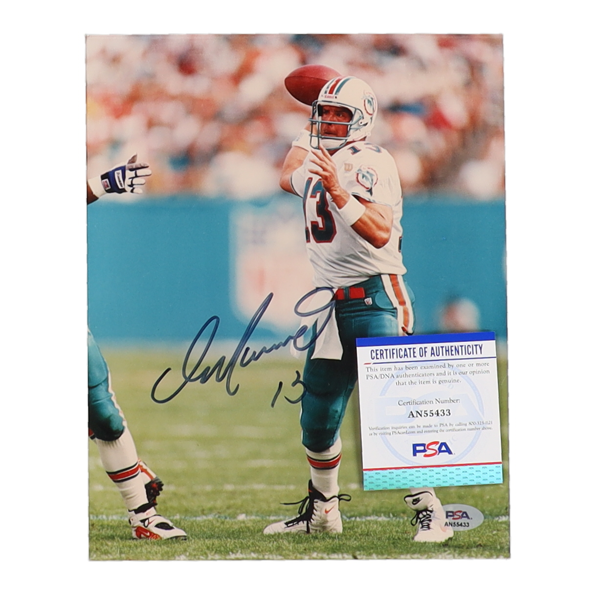 Dan Marino Signed Dolphins 8x10 Photo (PSA) | Pristine Auction