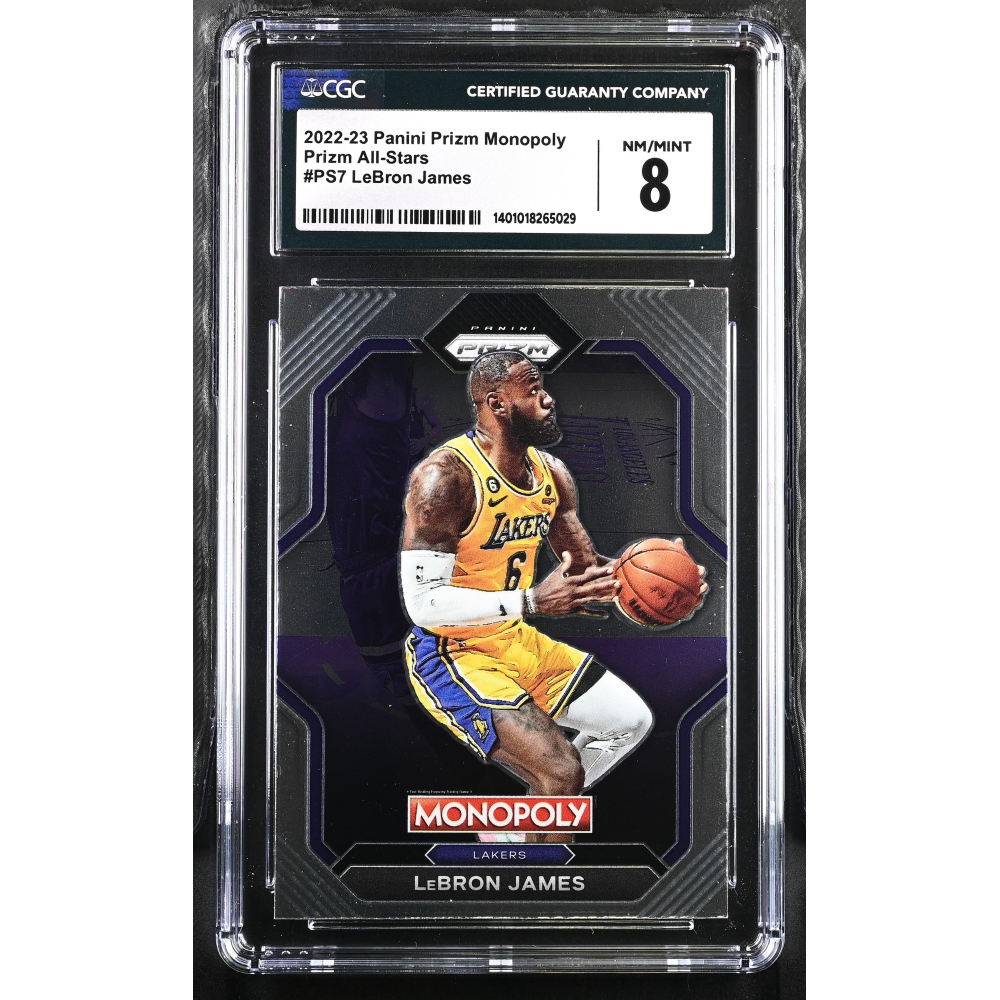 LeBron James 2022-23 Panini Prizm Monopoly All-Stars #PS7 (CGC 8 ...