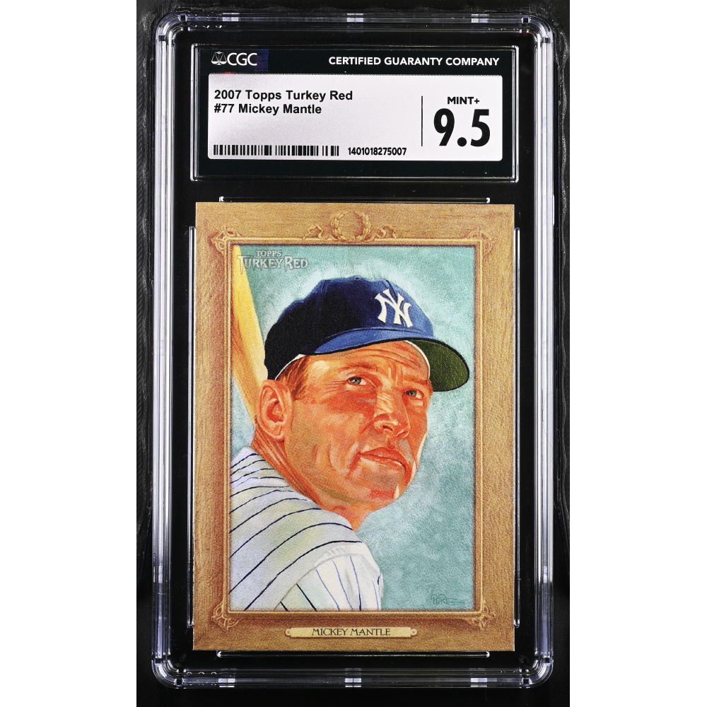 Mickey Mantle 2007 Topps Turkey Red #77 (CGC 9.5) | Pristine Auction