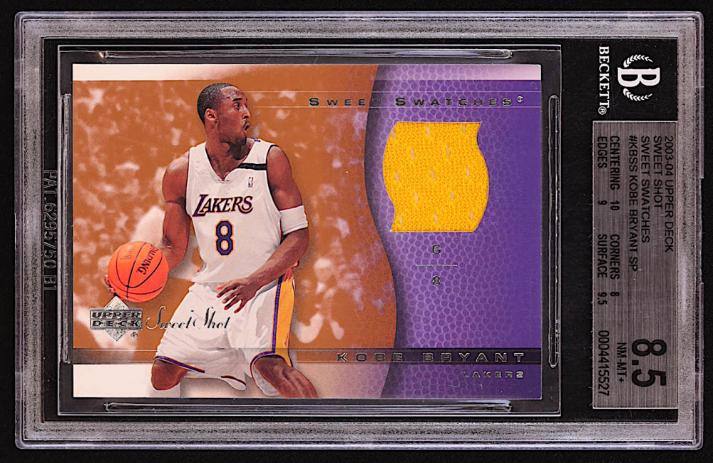 Kobe Bryant 2003-04 Sweet Shot Sweet Swatches #KBSS SP (BGS 8.5) | Pristine Auction
