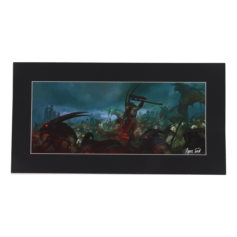 Igor Sidorenko Signed 2019 LE "The Goatmen" 23x12 Fine Art Paper Matted Display (PA) | Pristine ...