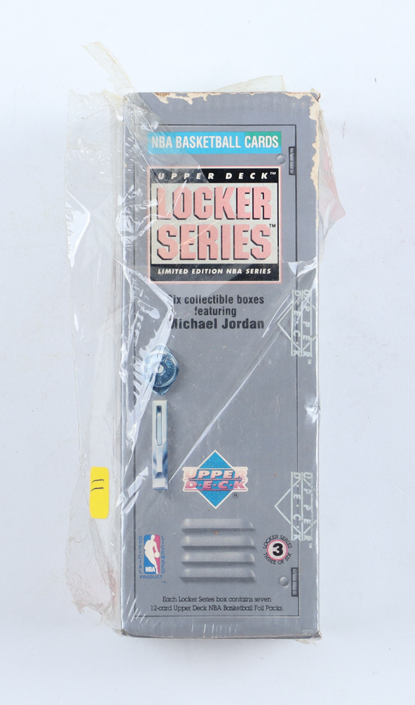 1991 Upper Deck NBA Michael Jordan Locker Series 3 Box with (7) Packs ...