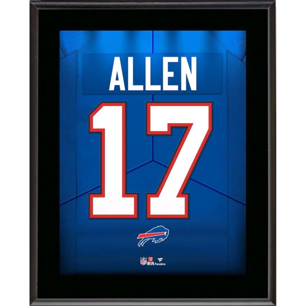 Josh Allen Bills Jersey Number Plaque | Pristine Auction