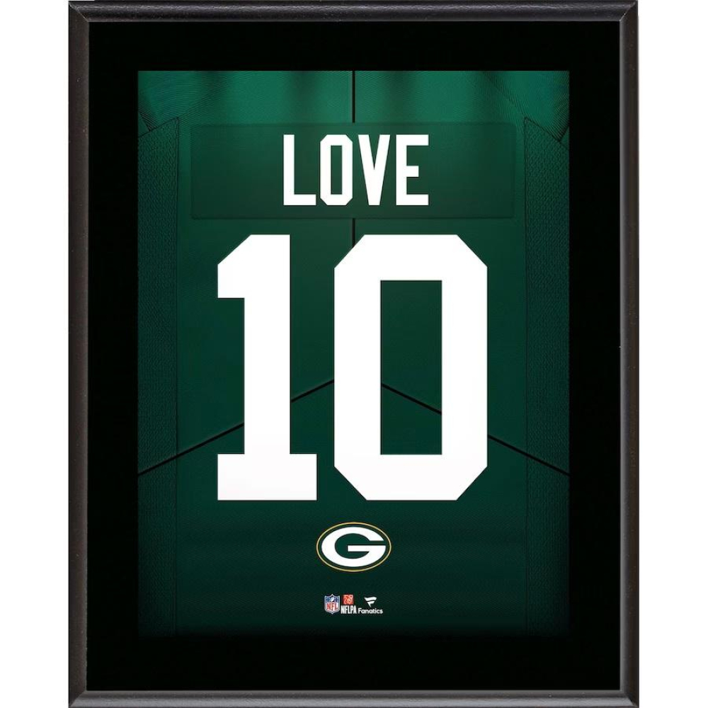 Jordan Love Packers Jersey Number Plaque | Pristine Auction