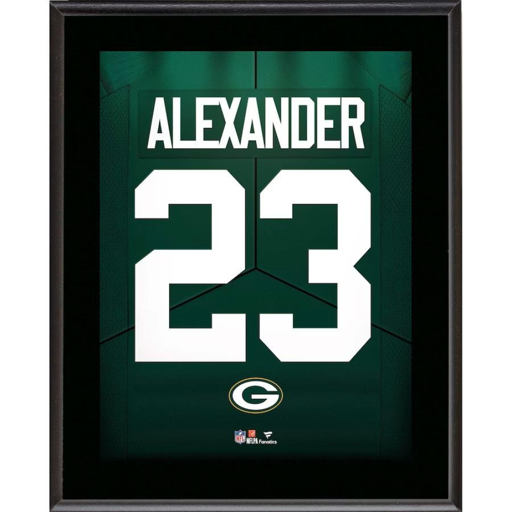 Jaire Alexander Packers Jersey Number Plaque | Pristine Auction