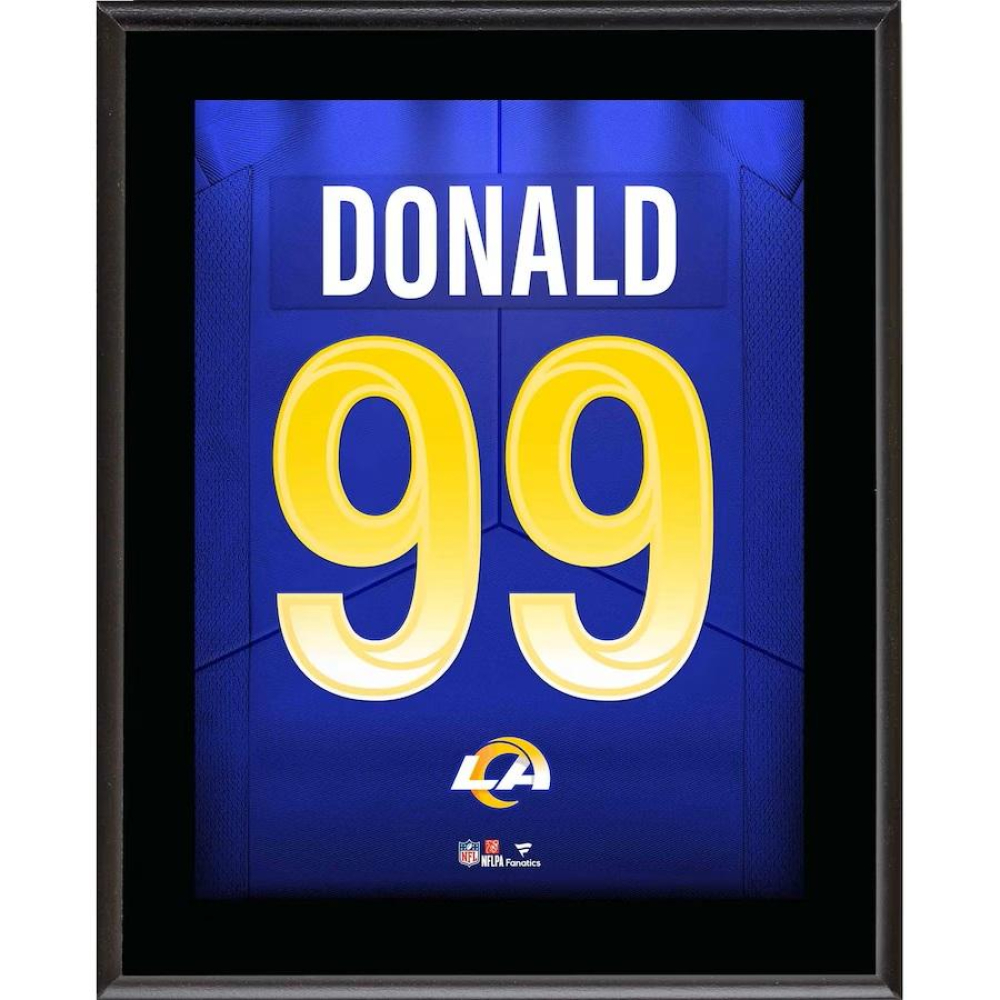 Aaron Donald Rams Jersey Number Plaque | Pristine Auction