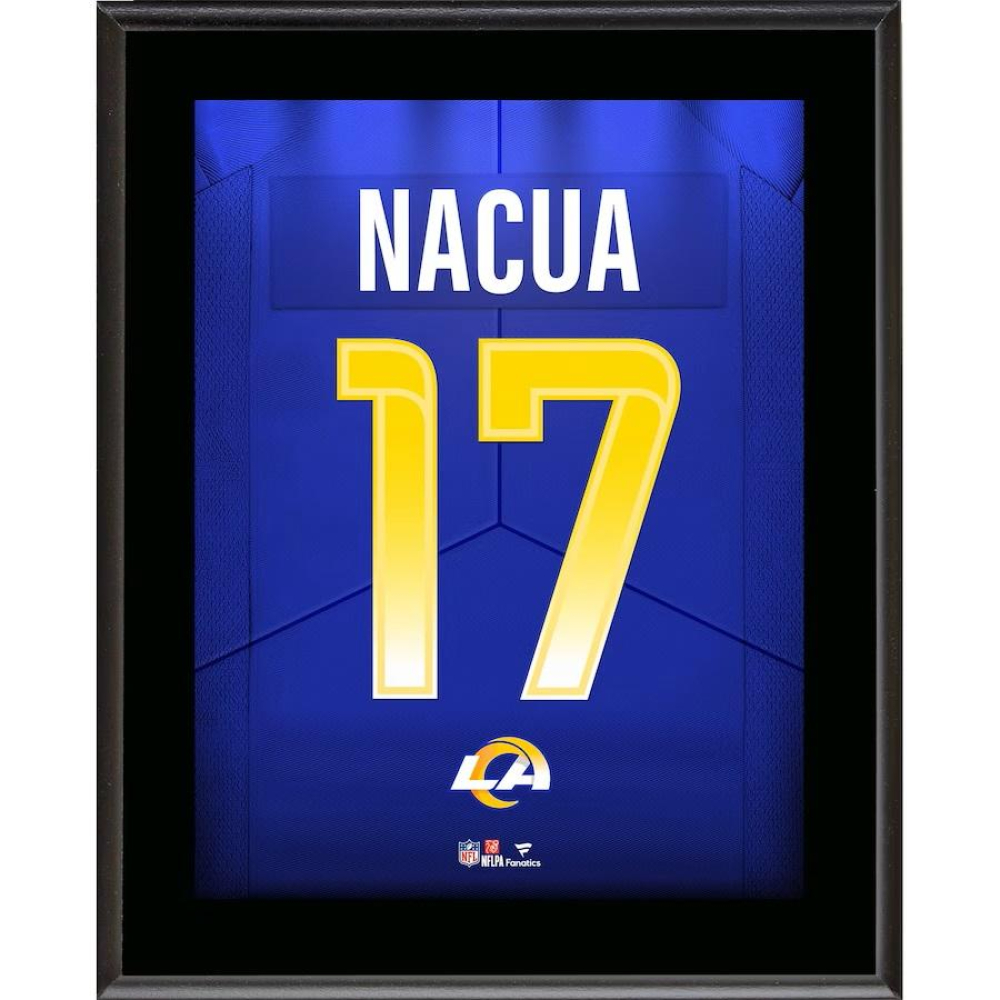 Puka Nacua Rams Jersey Number Plaque | Pristine Auction