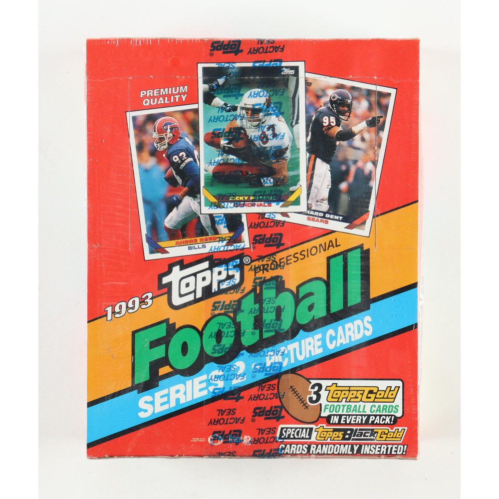 1993 Topps Series 2 Football Jumbo Box With (24) Packs | Pristine Auction