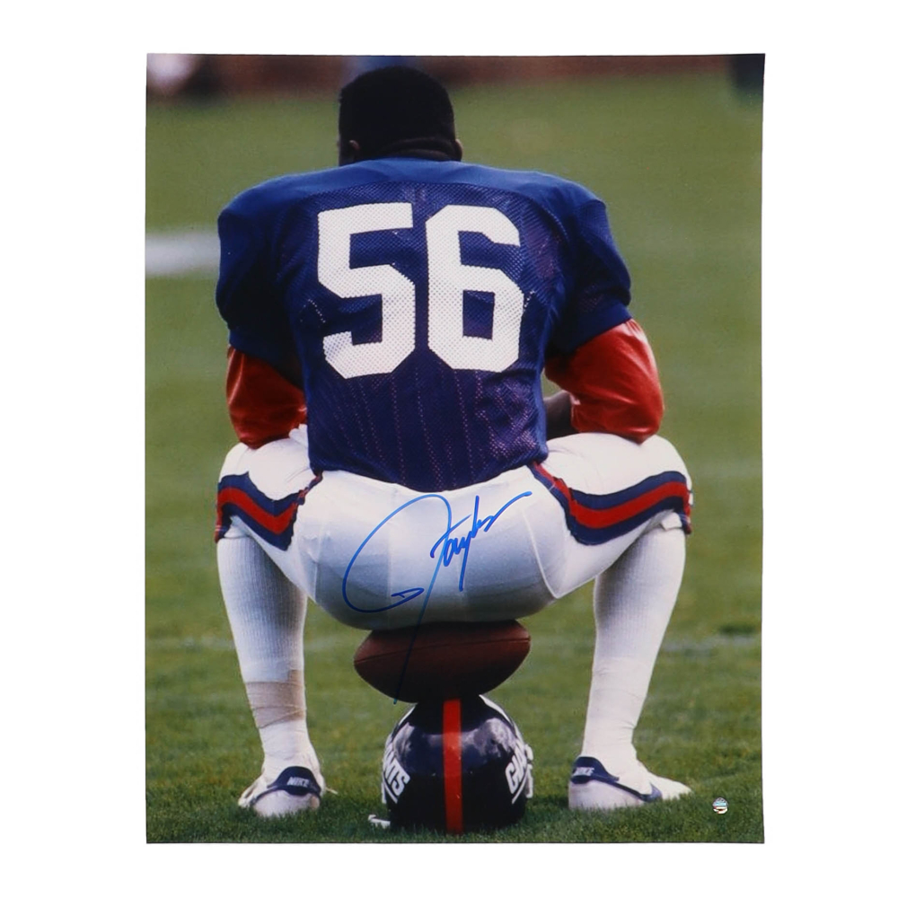 Lawrence Taylor Signed Giants 16x20 Photo (Steiner) | Pristine Auction