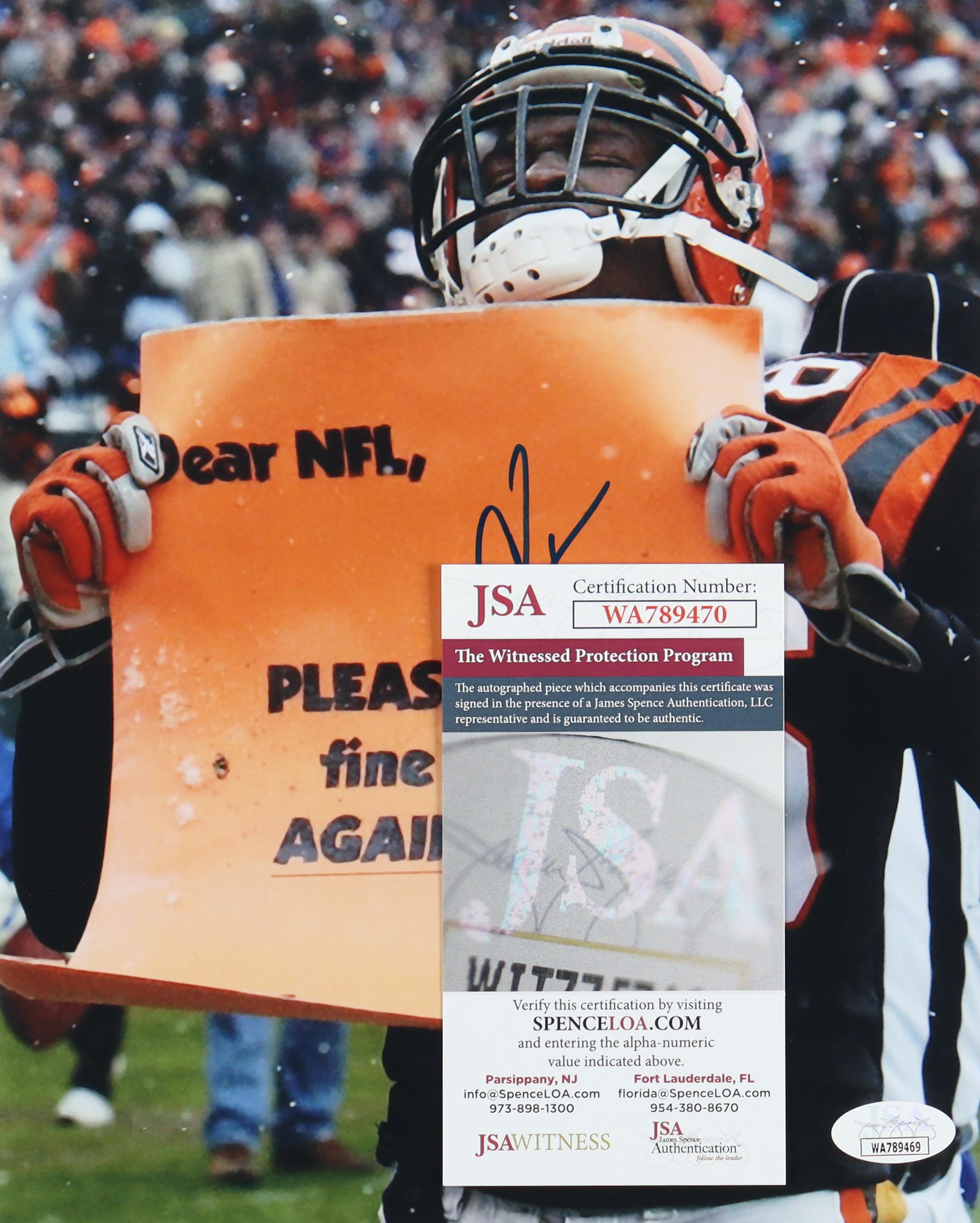 Chad "Ochocinco" Johnson Signed Bengals 8x10 Photo (JSA) | Pristine Auction