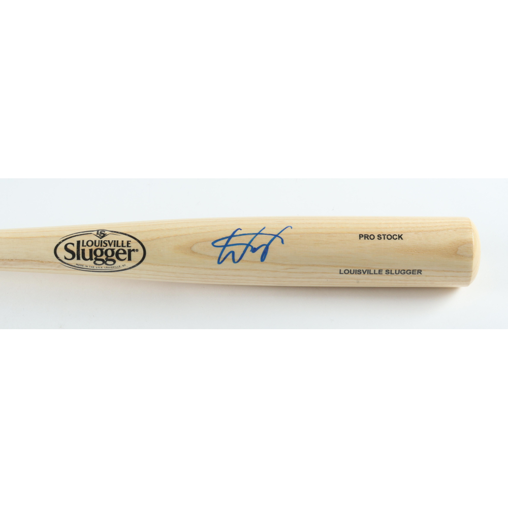 Wander Franco Signed Louisville Slugger Baseball Bat (JSA) | Pristine ...