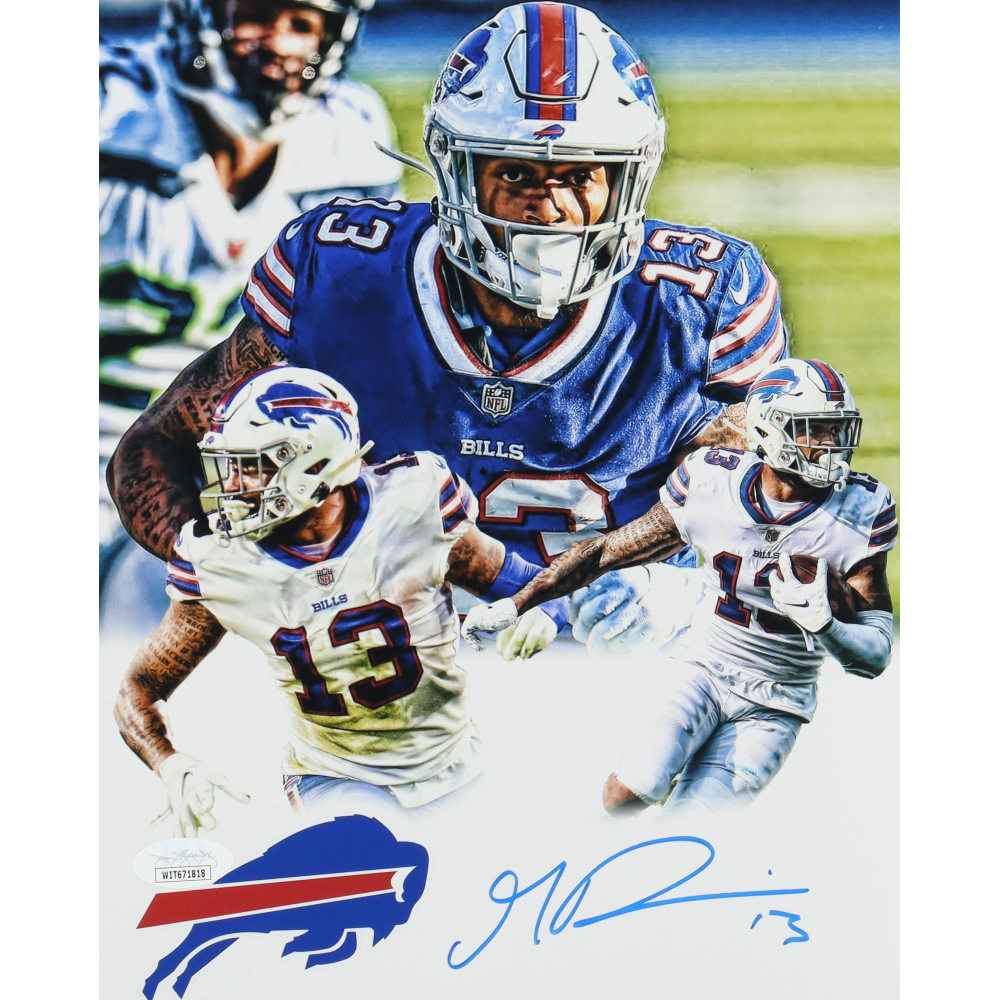 Gabriel Davis Signed Bills 8x10 Photo (JSA) | Pristine Auction