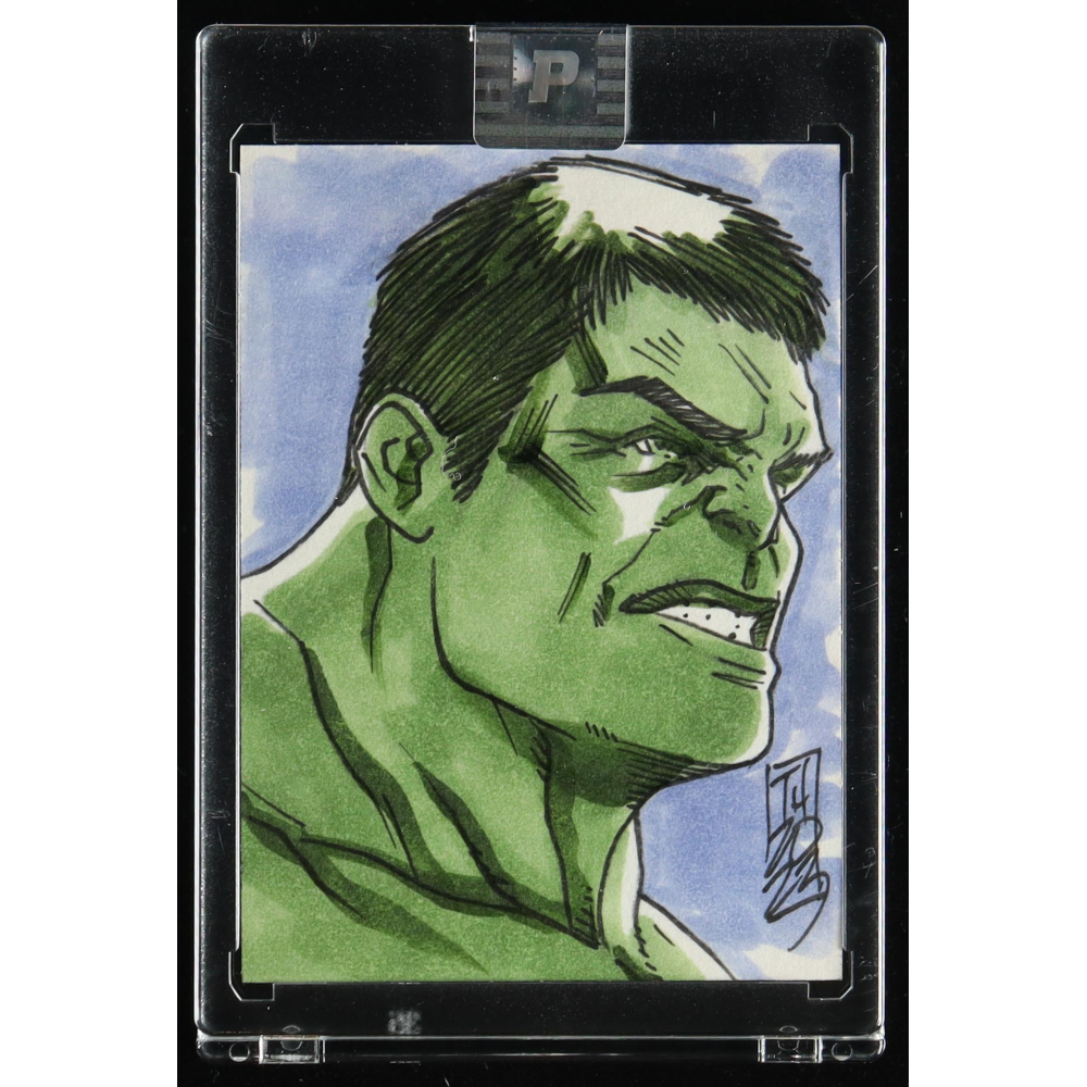 Hulk | Marvel Comics | Original Art Sketch Card by Tom Hodges (1/1 ...