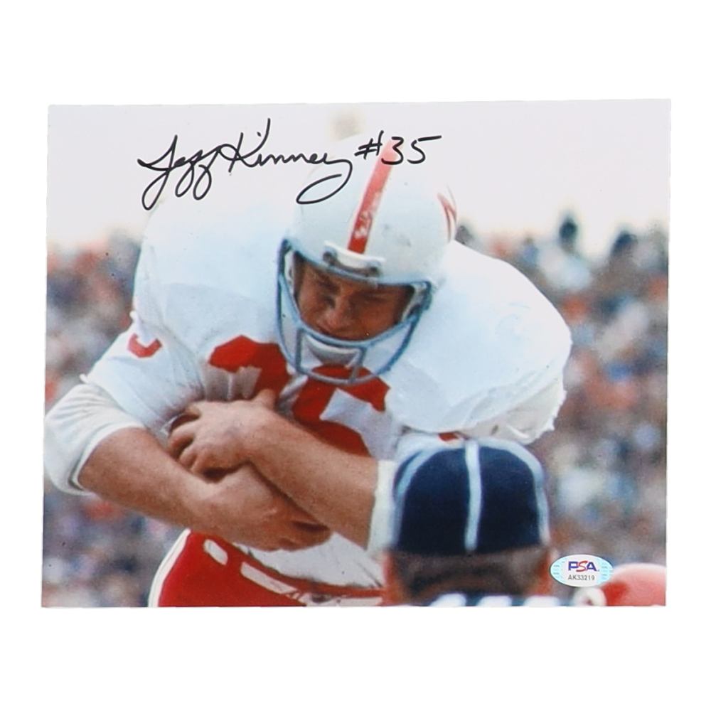 Jeff Kinney Signed Nebraska Cornhuskers 8x10 Photo (PSA) | Pristine Auction
