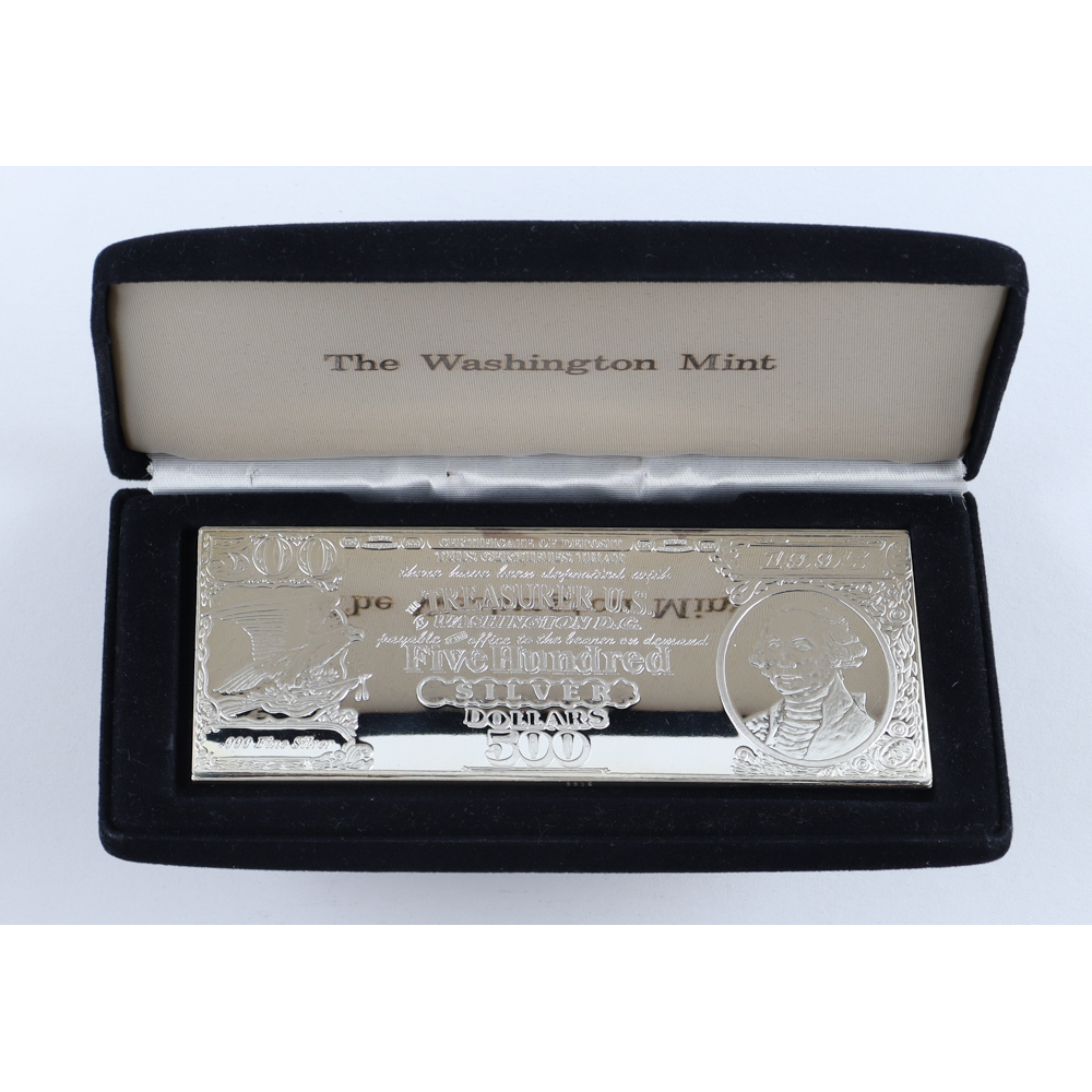 Washington Mint Half Pound Proof Silver with Original Packaging ...