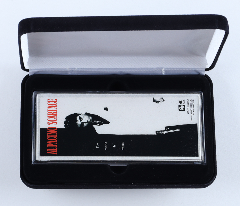 APMEX "Scarface" 40th Anniversary LE Quarter Pound Silver .999 Fine ...