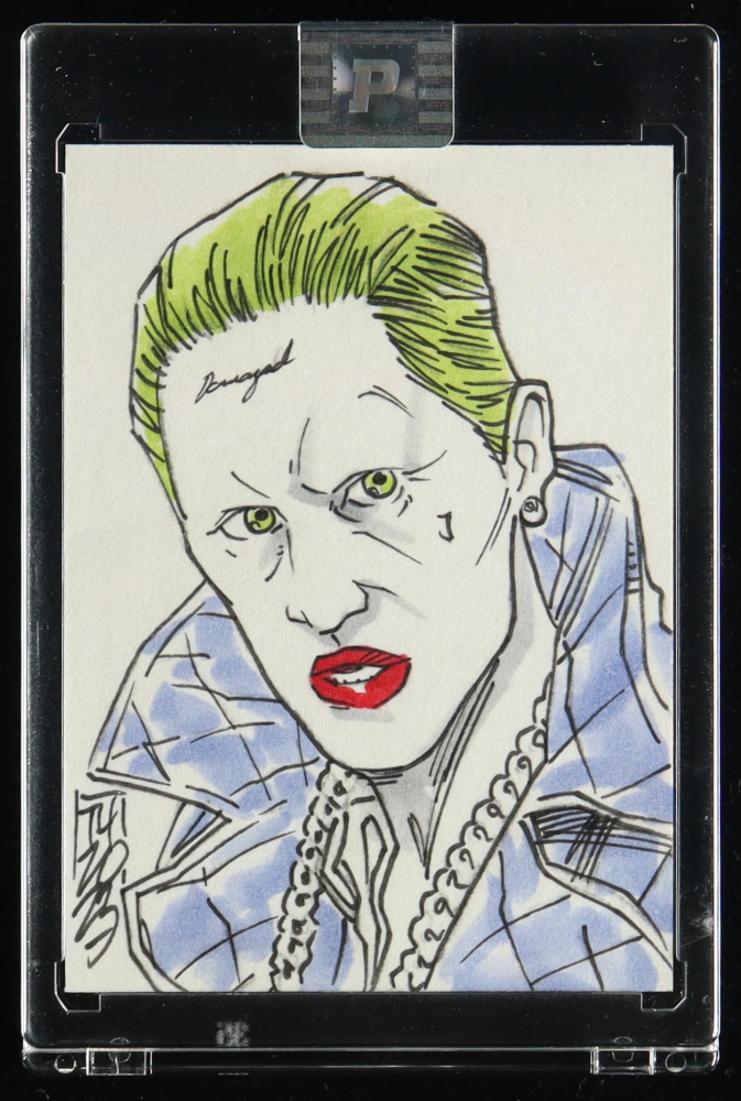 The Joker | Jared Leto | Batman | DC Comics | Original Art Sketch Card ...