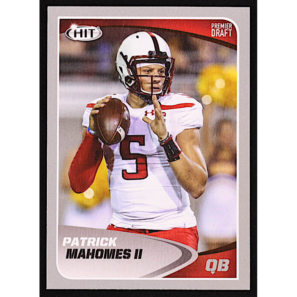 Patrick Mahomes II 2017 SAGE HIT Premier Draft Silver #5 RC | Pristine ...