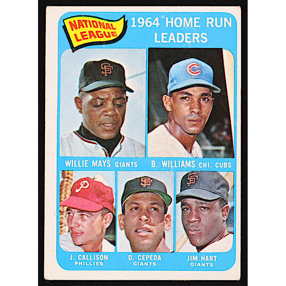 Willie Mays / Billy Williams / Jim Ray Hart / Orlando Cepeda / Johnny ...