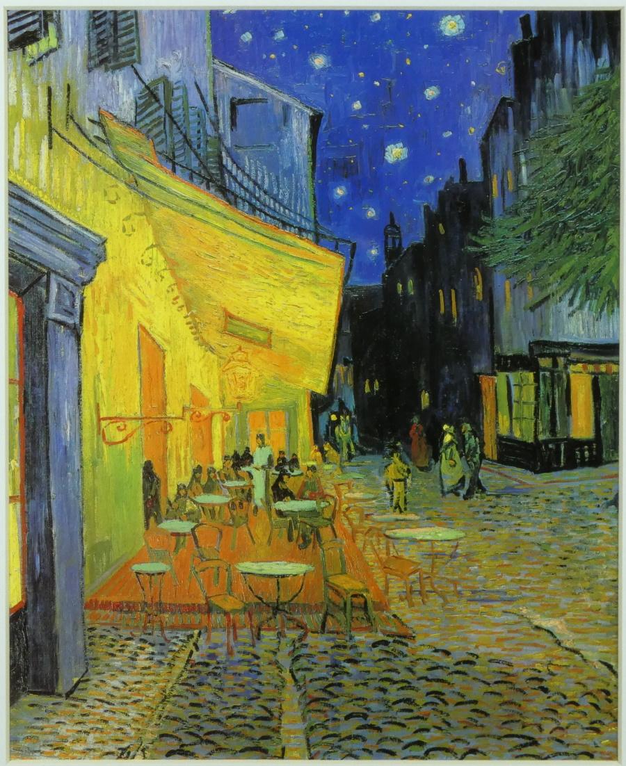 Vincent Van Gogh "The Cafe Terrace on the Place du Forum at Night ...