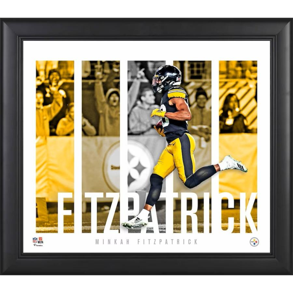 Minkah Fitzpatick Steelers Custom Framed Photo | Pristine Auction