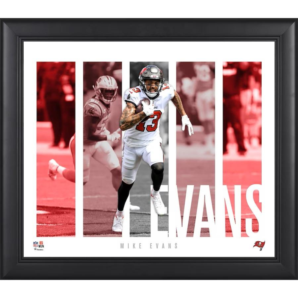 Mike Evans Buccaneers Custom Framed Photo | Pristine Auction