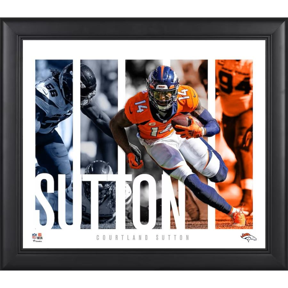 Courtland Sutton Broncos Custom Framed Photo | Pristine Auction
